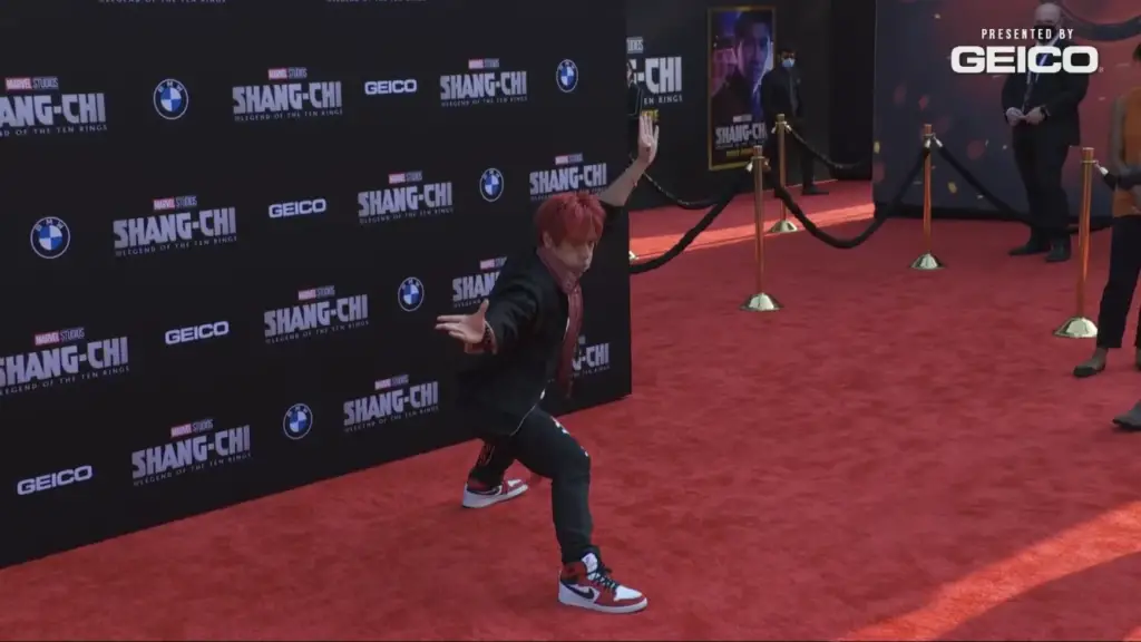 Andy Le Flips on the Shang-Chi Red Carpet! - MarvelBlog.com