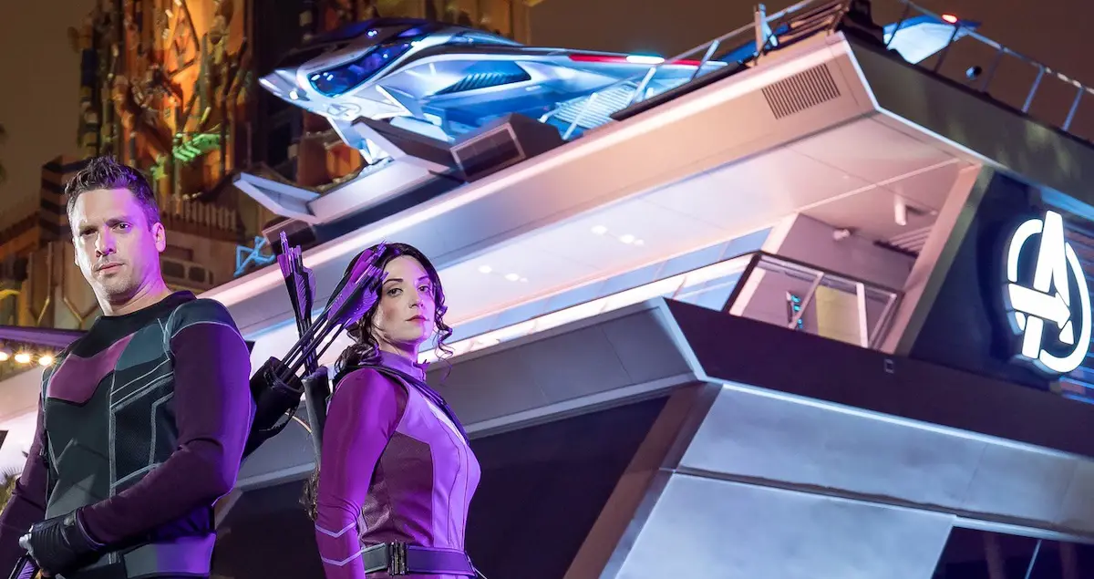 Meet Both Hawkeyes at Avengers Campus - MarvelBlog.com