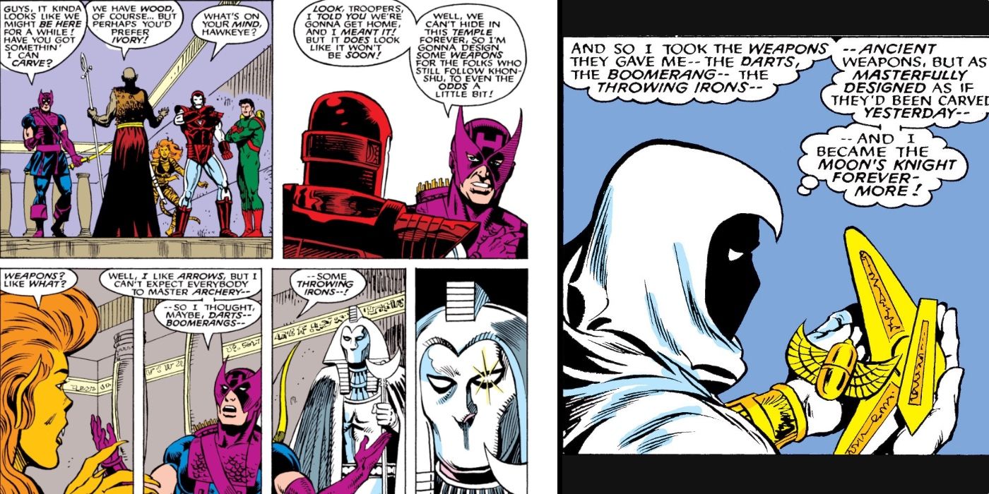 The Story of How Hawkeye is Connected To The Moon Knight - MarvelBlog.com