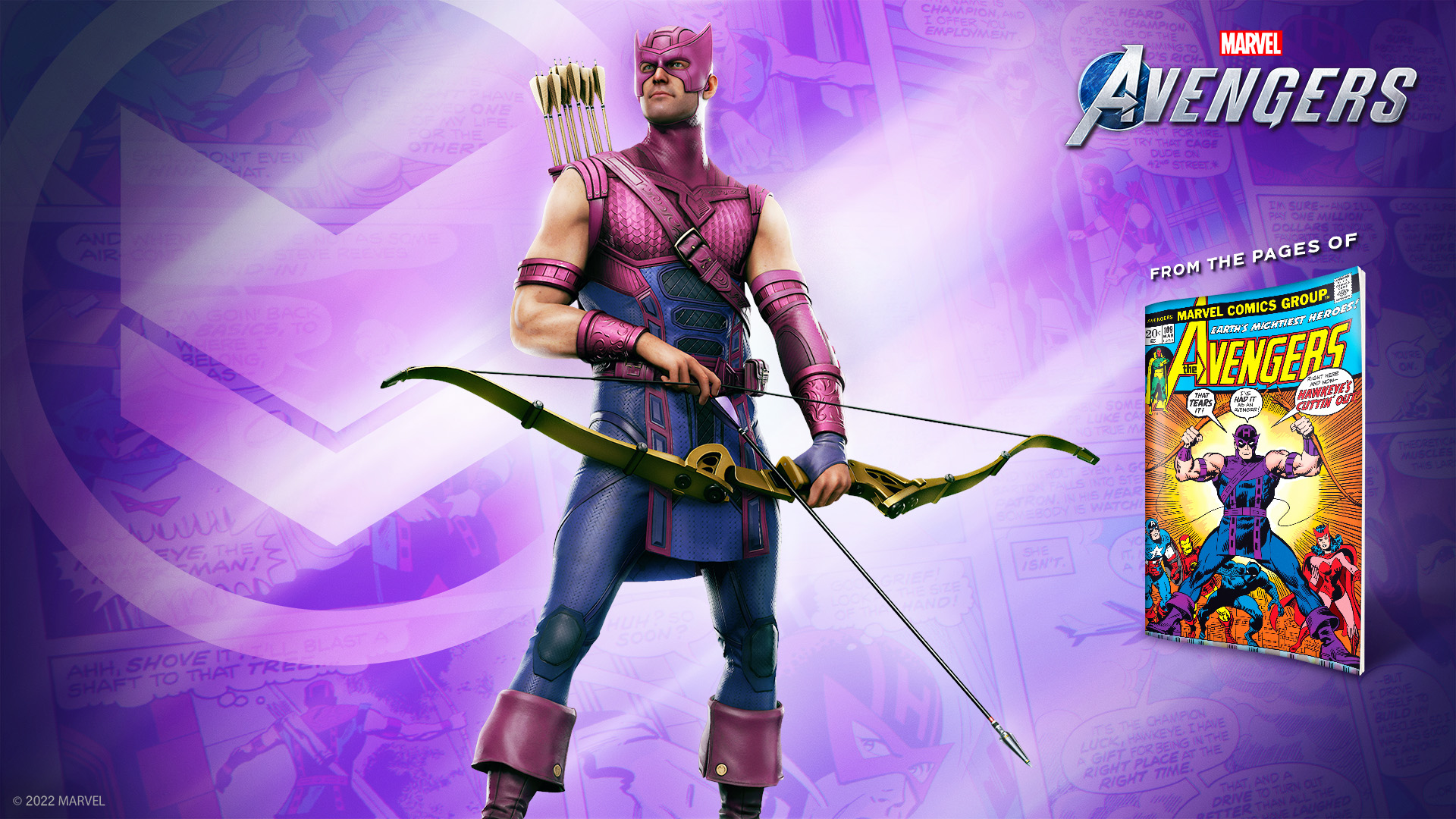 'Marvel's Avengers' Debuts Classic Hawkeye Outfit - MarvelBlog.com